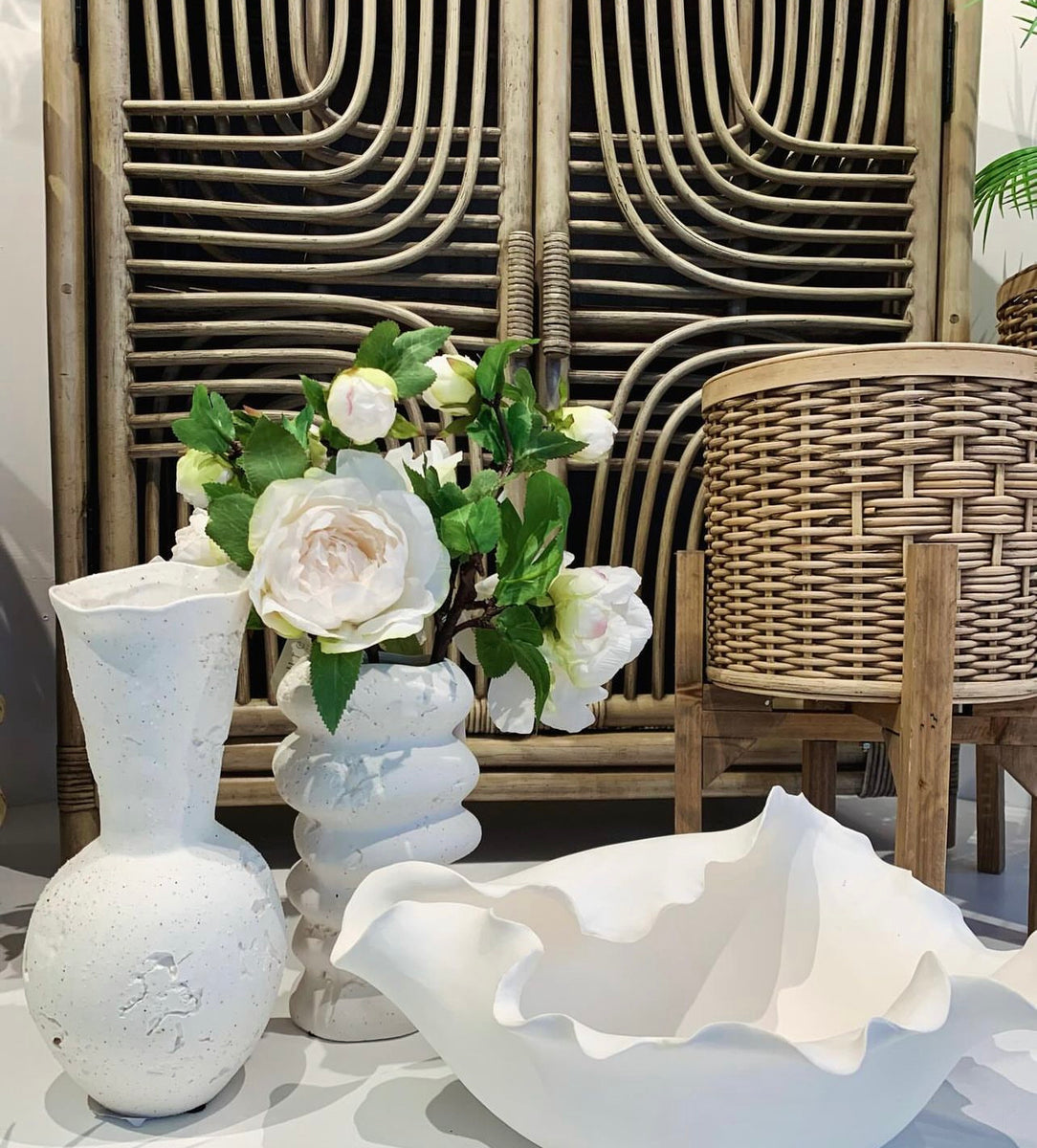 Lombok Rattan Double Door Chest - CSHWH – Silsan Decor