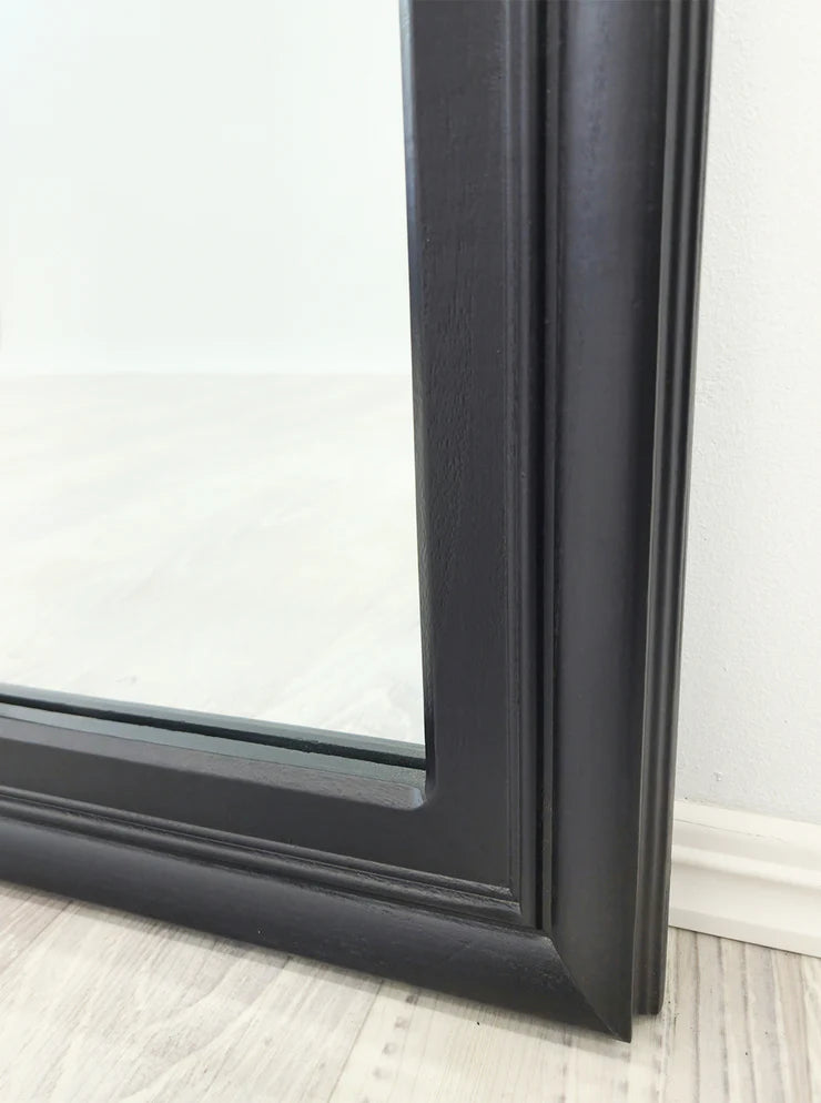 Window Style Mirror - Black Rectangle 100x200 cm – Silsan Decor